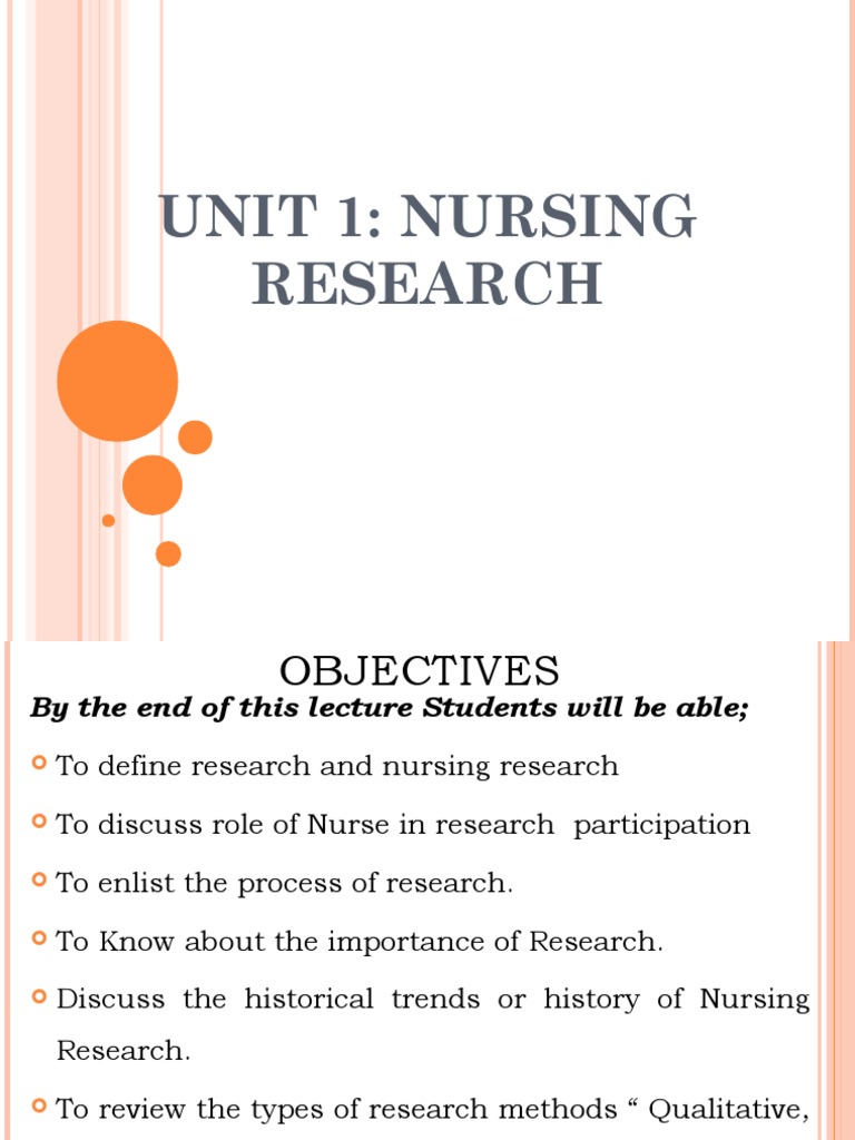 Nursing Research Methods for Evidence-Based Practice | PDF ...