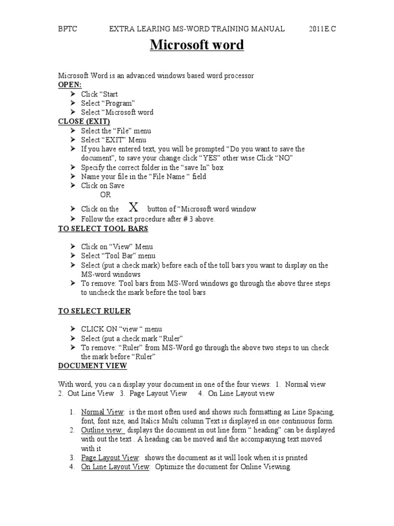 Microsoft Word Note1 2011 | PDF | Microsoft Word | Paragraph