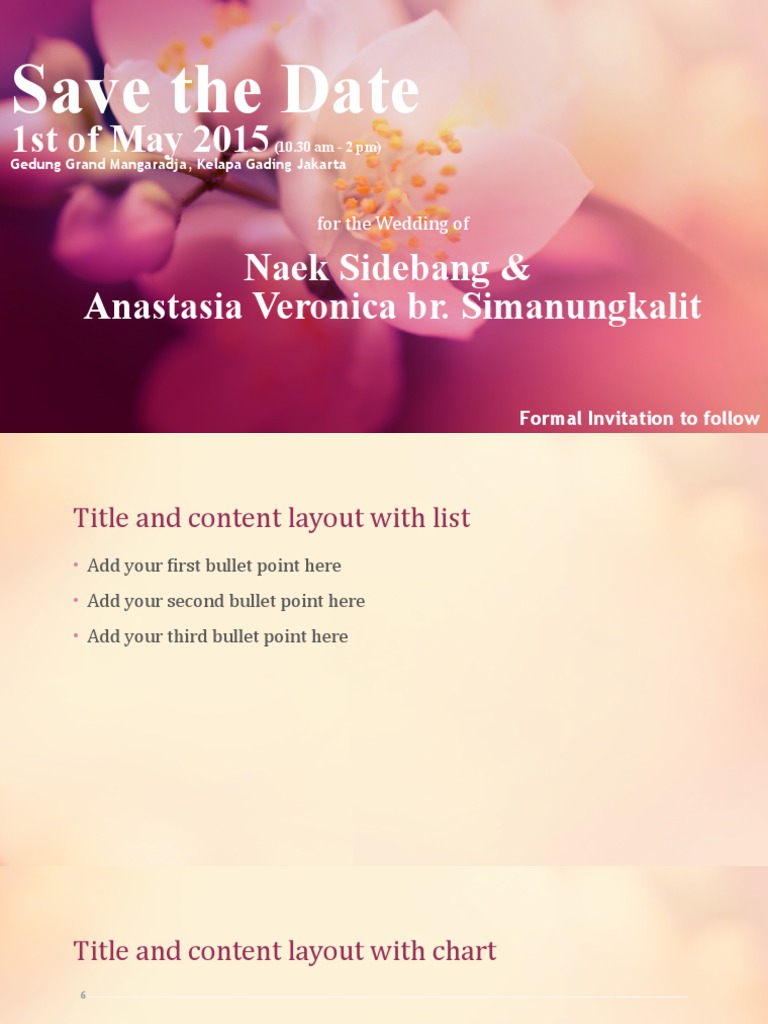 Save The Date: 1st of May 2015 | PDF