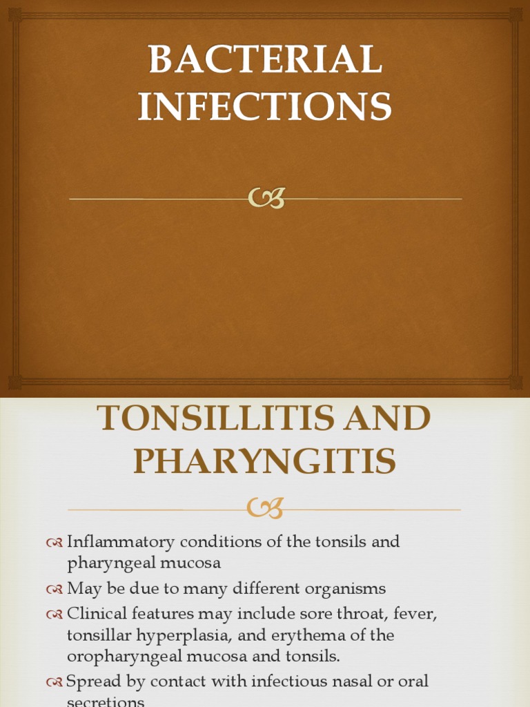 Bacterial Infections | PDF | Tuberculosis | Infection