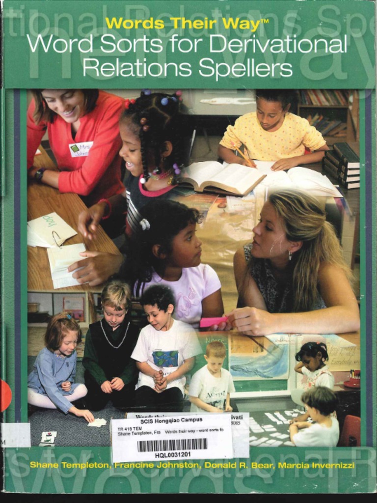 Words Their Way For Derivational Spellers 2008 | PDF