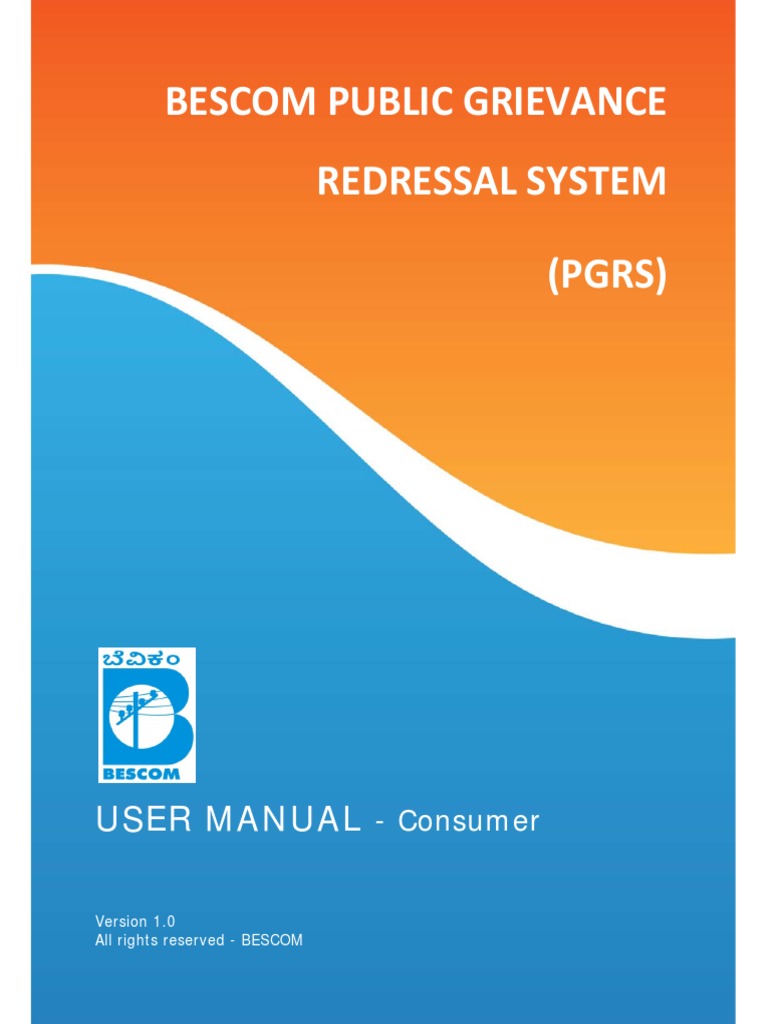 An Empowering Guide to the BESCOM Public Grievance Redressal System ...