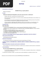Notice d'utilisation de Tradonal Odis 50 mg | PDF | Épilepsie | Antalgique
