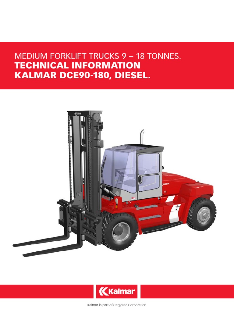 Kalmar DCE160-12 Diesel 16T Forklift 20151006 | PDF | Transmission ...