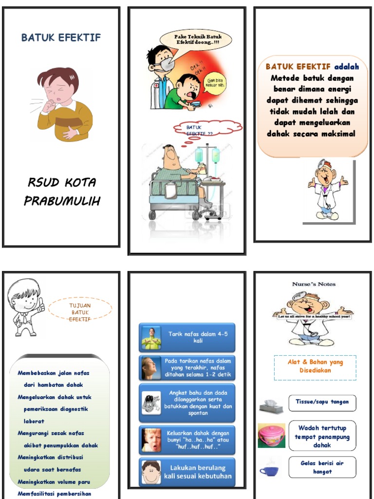 Leaflet Batuk Efektif | PDF