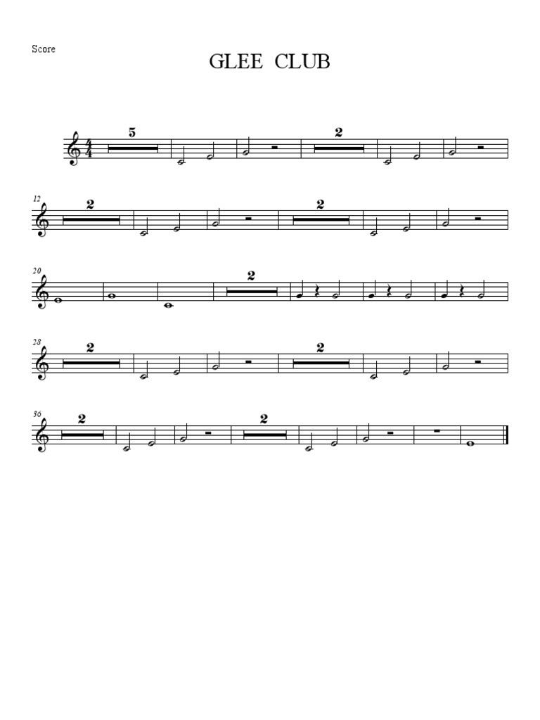 Glee Club | PDF