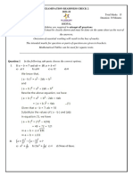 CH 3 Matrices Multiple Choice Questions With Answers | PDF | Matrix ...
