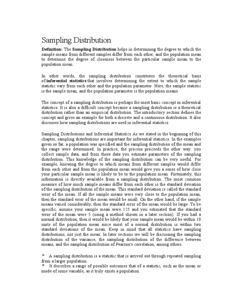 Statistics For Management - 2 | PDF | Confidence Interval | Standard ...