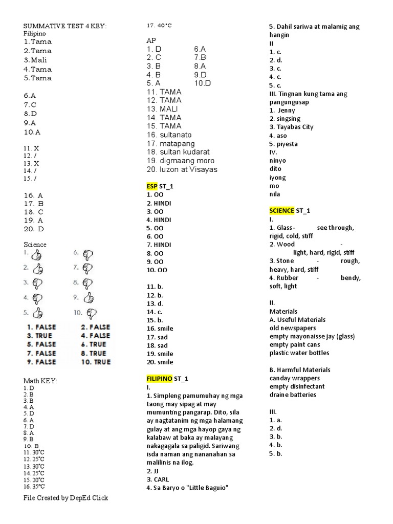 Key To Correction | PDF