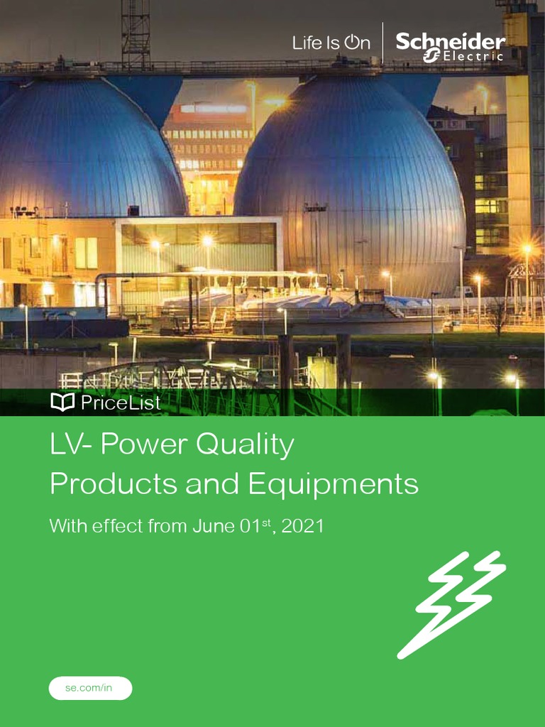 LV Power Quality Products - Pricelist Mid Year 2021 | PDF | Relay ...