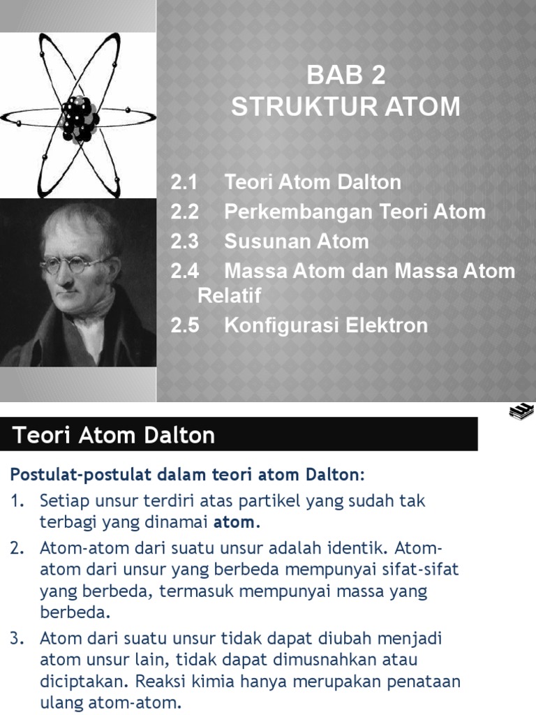 Bab 2 Struktur Atom & Latihan Soal | PDF | Sains & Matematika