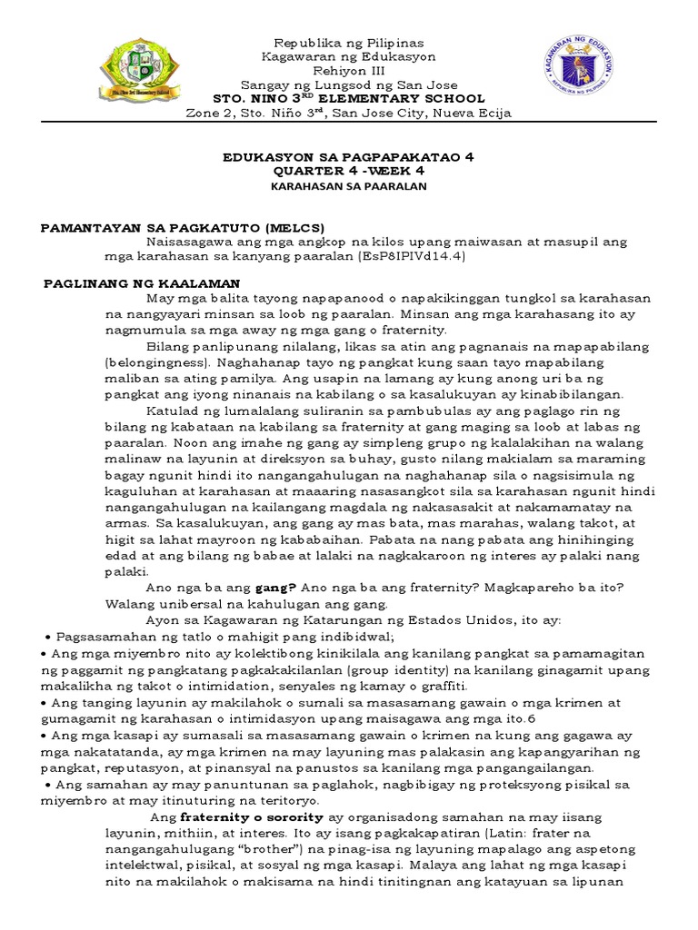 Filq 4 WK 4 | PDF