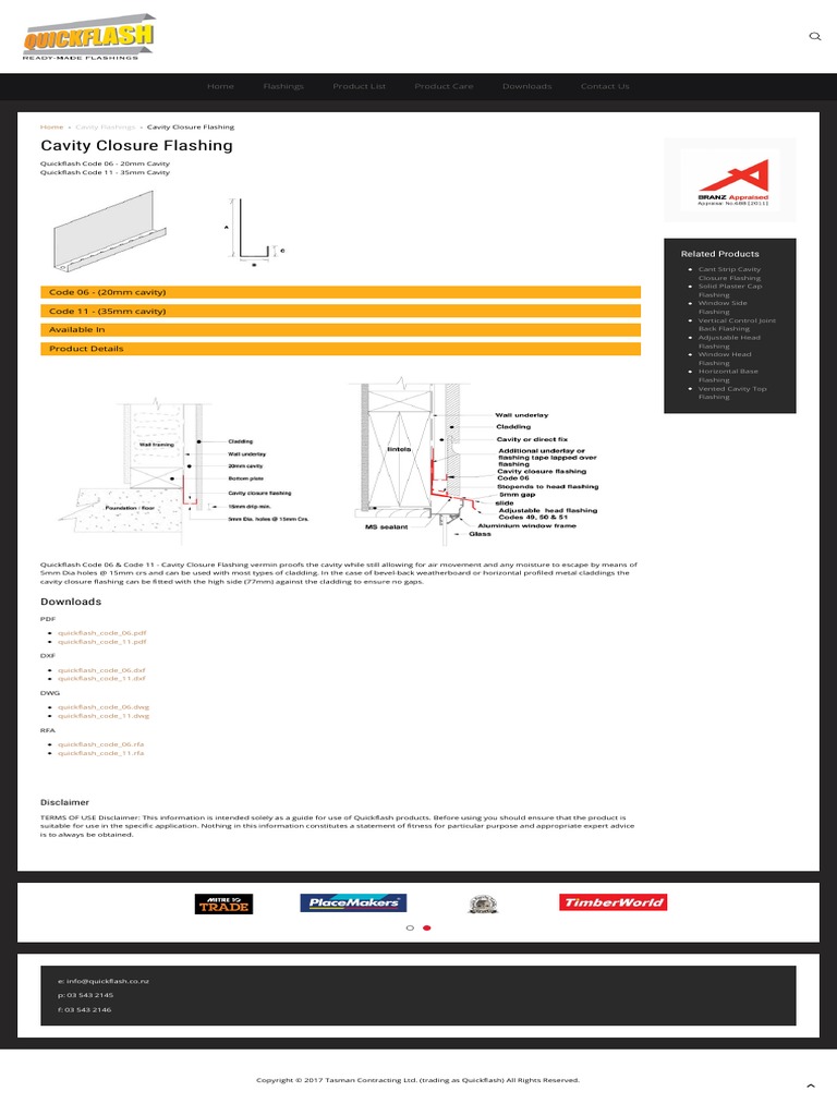 Cavity Closure Flashing | PDF | Building | Building Technology