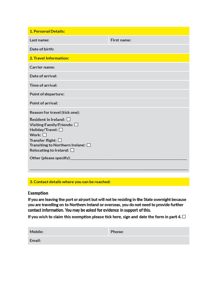 PL FOrm | PDF