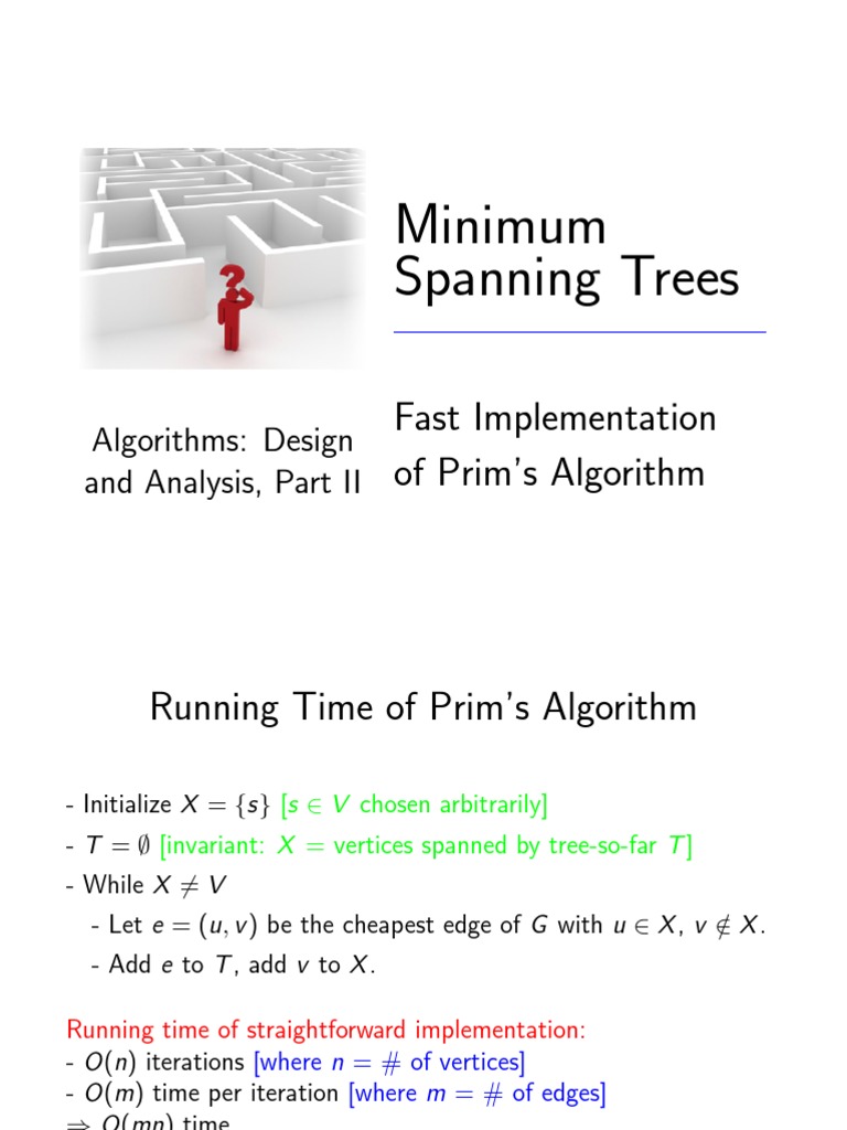 Prim's Algorithm Heap Implementation | PDF | Theoretical Computer Science | Mathematical Logic