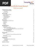 TranscribeMe English Exam Guidelines | PDF | Keyboard Shortcut ...