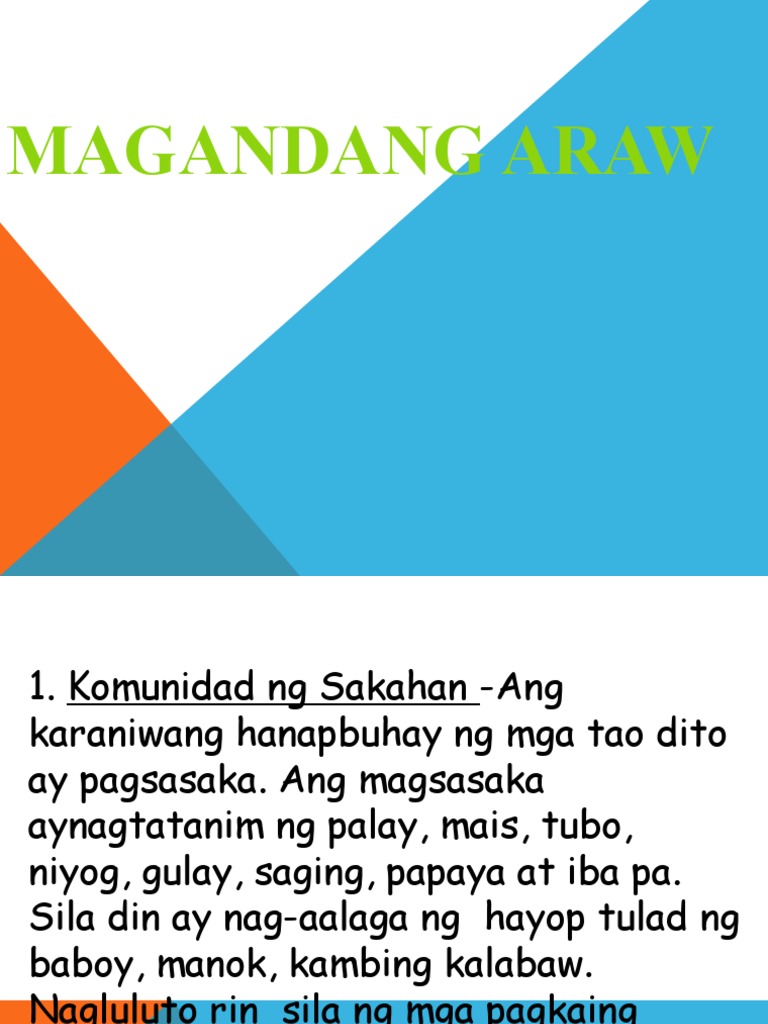 Filipino AP2 Asynchronous Activities Sept.29 30 | PDF