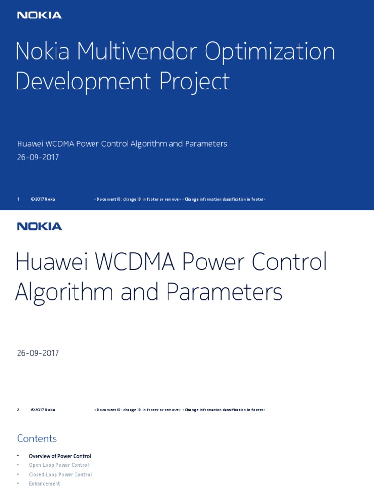 03 HW1 Parameters Analysis Guideline - WCDMA Power Control v1.5.1 | PDF | High Speed Packet ...
