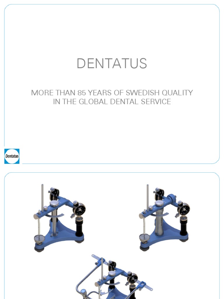 Dentatus Articulators: Precision in Dentistry | PDF | Dentistry ...