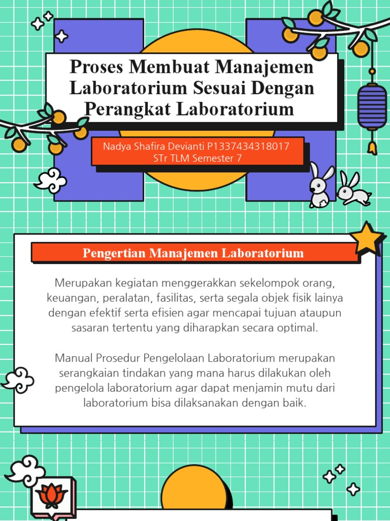 Manajemen Laboratorium Dan Perangkat Laboratorium | PDF