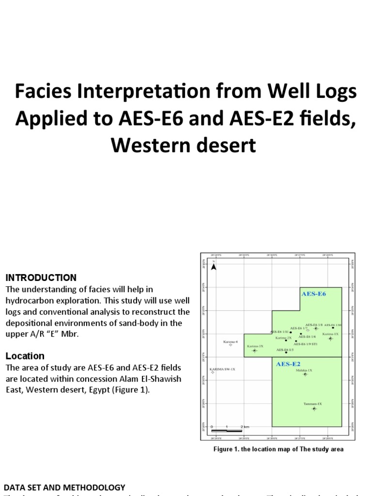 Facies Interpretation From Well Logs Applied To AES-E6 and AES-E2 ...