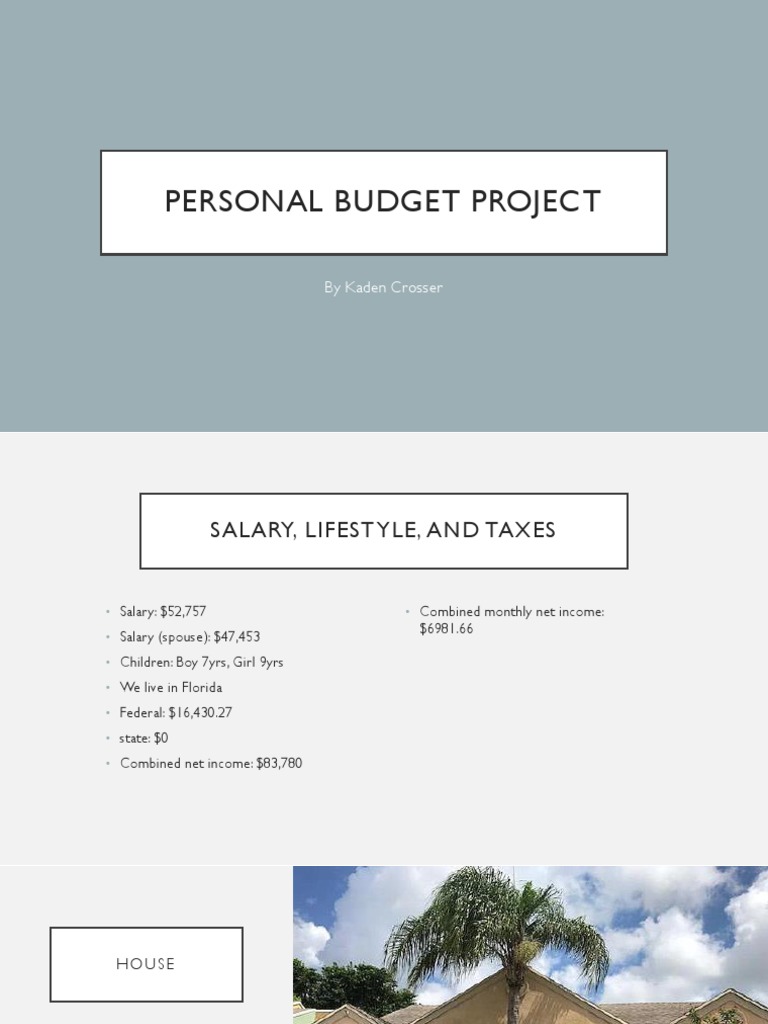 Personal Budget Project | PDF