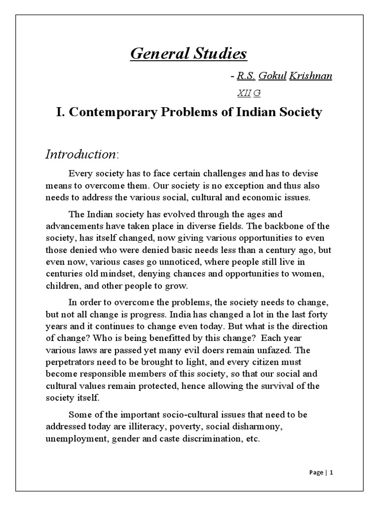 General Studies | PDF | Indian Rebellion Of 1857 | Literacy