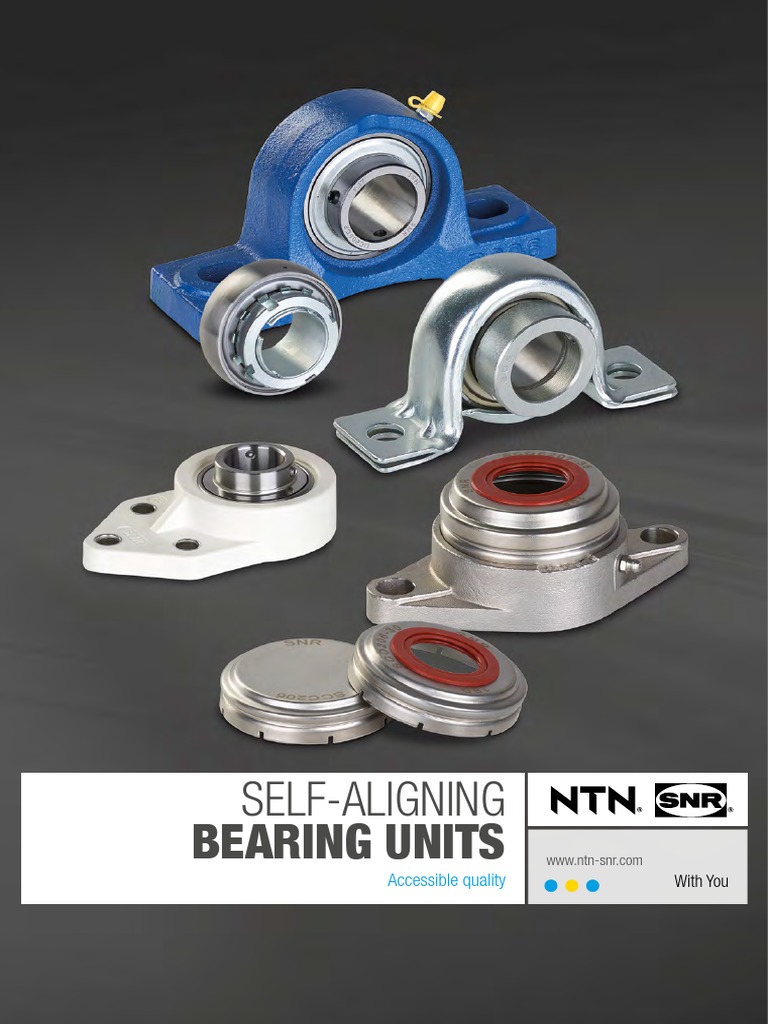 Self-Aligning Bearing Units NTN-SNR | PDF | Bearing (Mechanical) | Screw