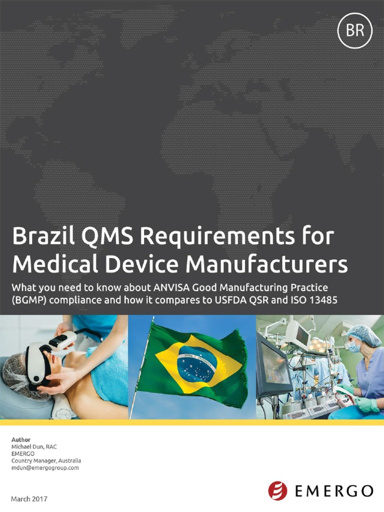 Brazil GMP Compliance White Paper | PDF | Medical Device | Quality ...