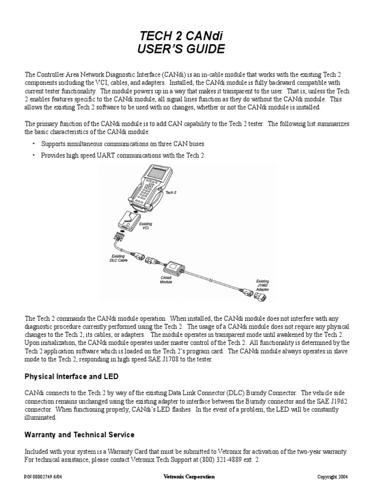CANdi-Users-Guide GM Tech 2 | PDF | Business | Computers