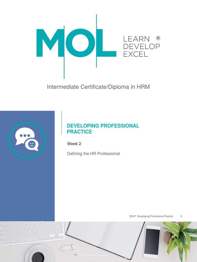 Intermediate Certificate/Diploma in HRM: 5DVP Developing Professional Practice | PDF ...