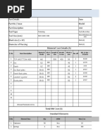Machine Setup Sheet | PDF | Technology & Engineering