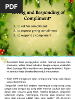 Arti dan Contoh Compliment dalam Bahasa Indonesia | PDF