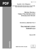 ComTrans Study by JICA Report | PDF | Public Transport | Traffic Congestion