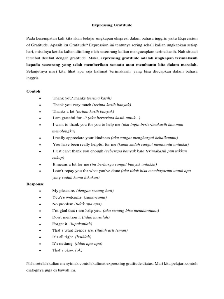 X - Meeting 12 - Expressing Gratitude | PDF