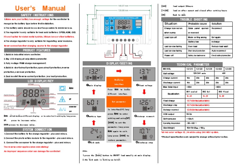 Safety Instructions Trouble Shooting: Situation | PDF | Rechargeable ...