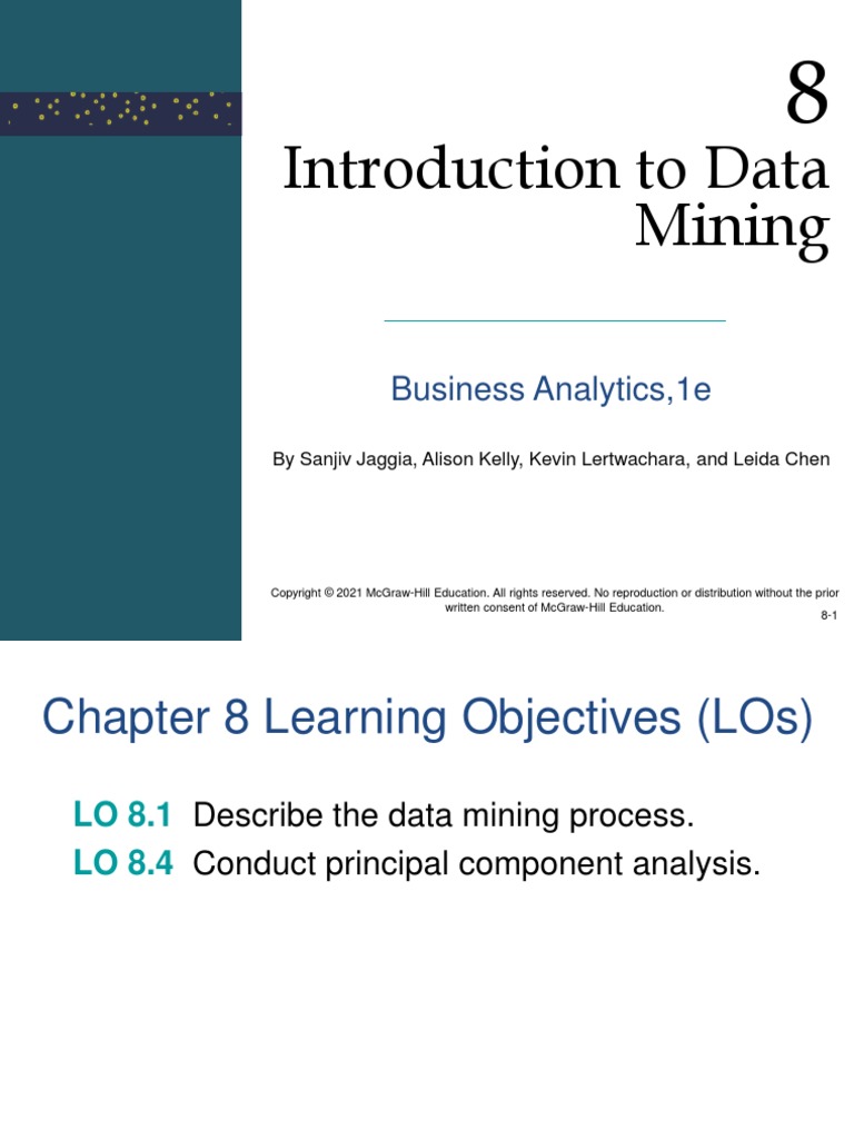 Introduction To Data Mining: Business Analytics, 1e | PDF | Machine ...
