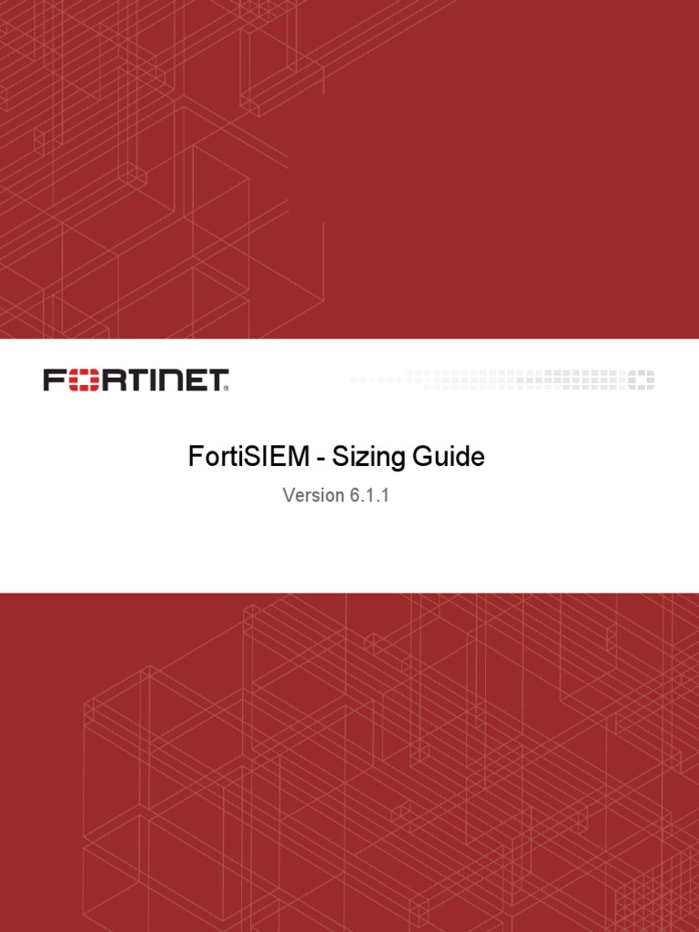 Fortisiem - Sizing Guide | PDF | Databases | Computer Data Storage
