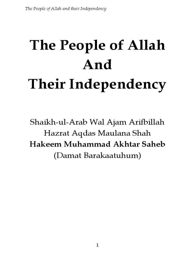 The People of Allah | PDF | Cats | Hadith