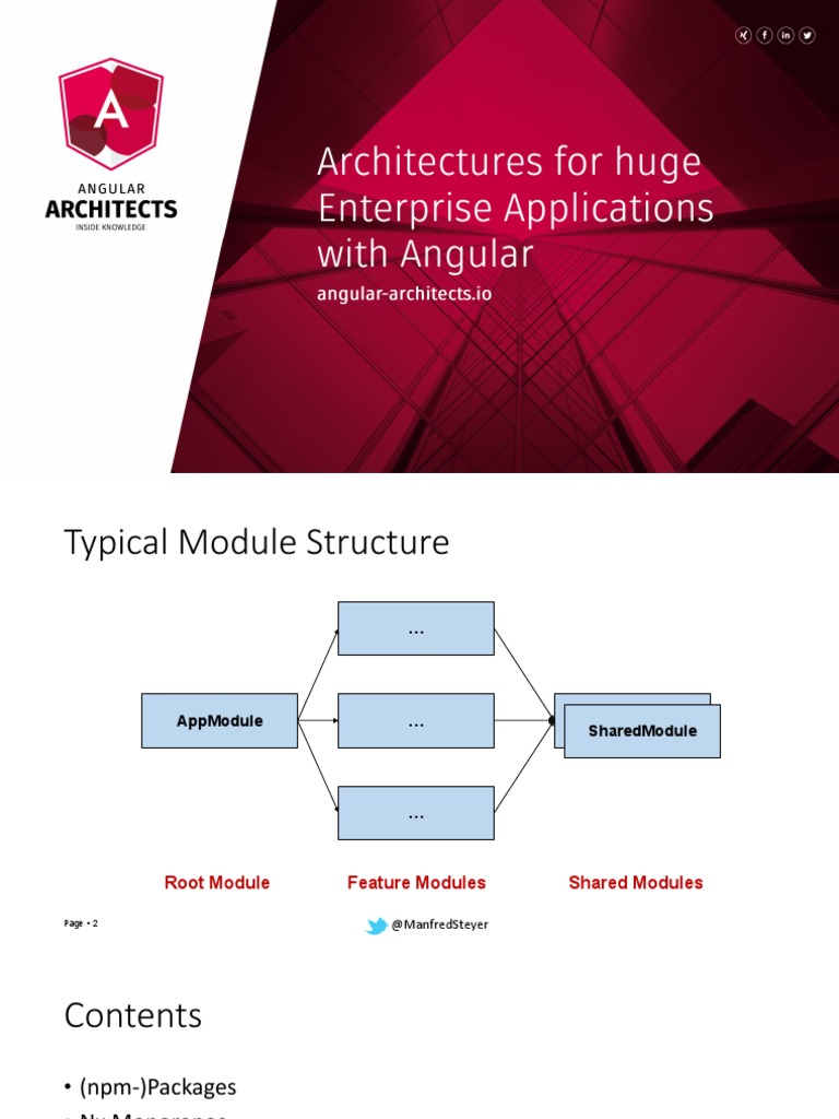 01 Angular Architecture MonoRepo | PDF | Cloud Computing | Command Line ...