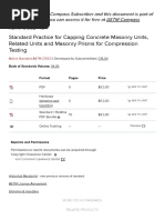 ASTM C1314 Compres Masonry Prisms | PDF | Area | Strength Of Materials