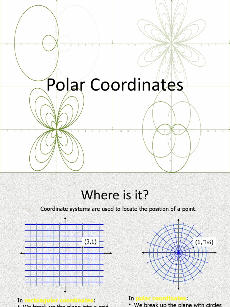 Polar Equation2 | PDF | Coordinate System | Cartesian Coordinate System