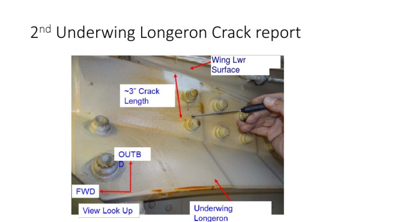 Report on the Discovery and Analysis of a Crack in the Second Lower ...