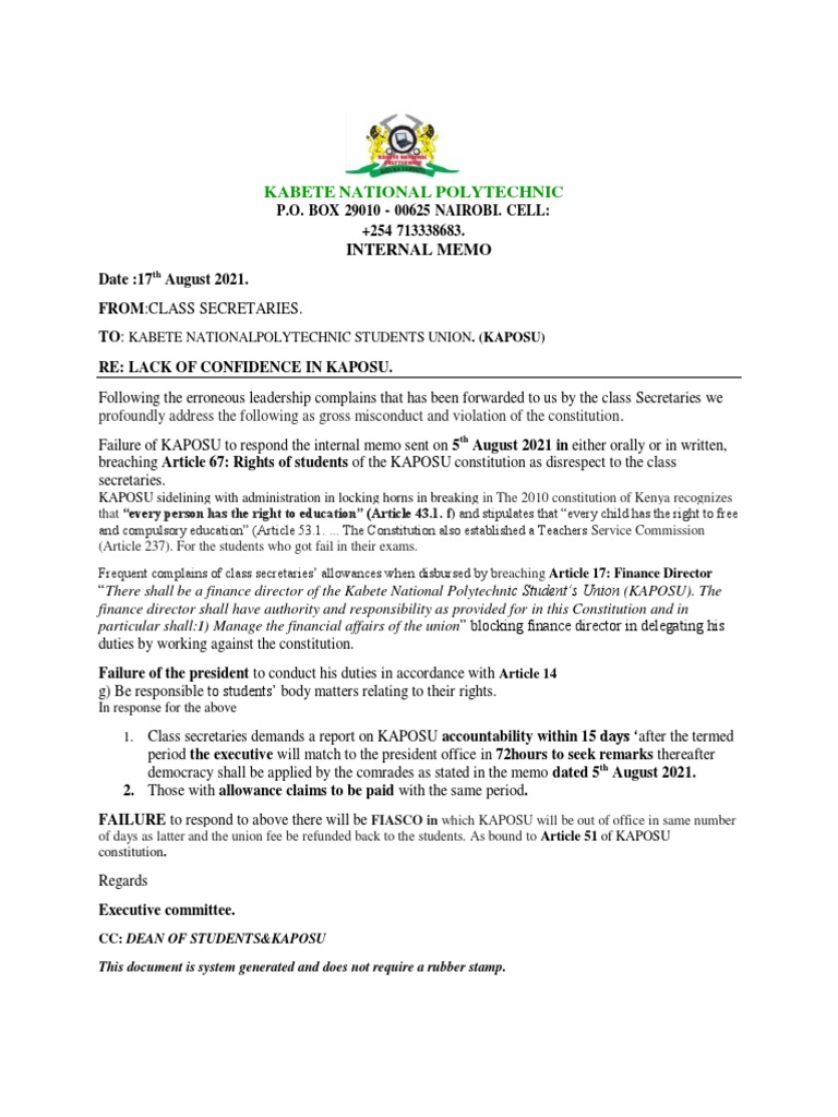 Excutive Internal Memo Vol - 2021 | PDF | Public Law | Justice