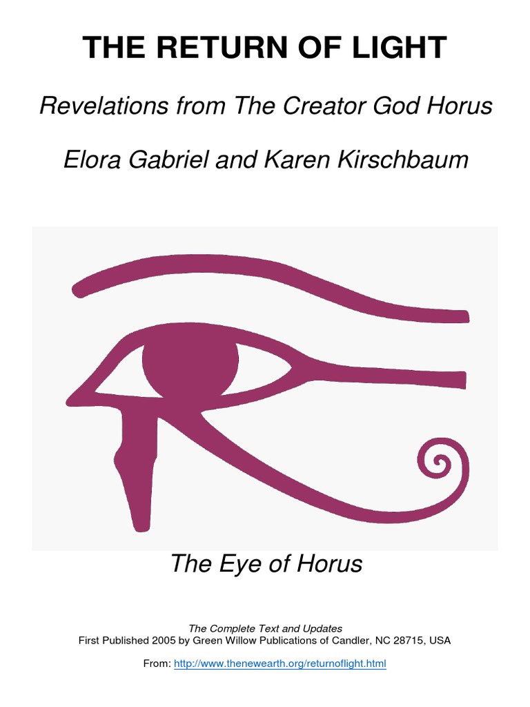 The Return of Light | PDF | Horus