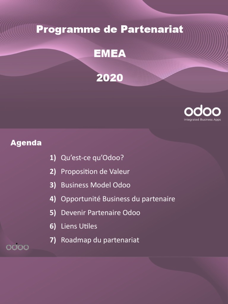Odoo Partnership Brochure Emea FR | PDF | Cloud computing ...