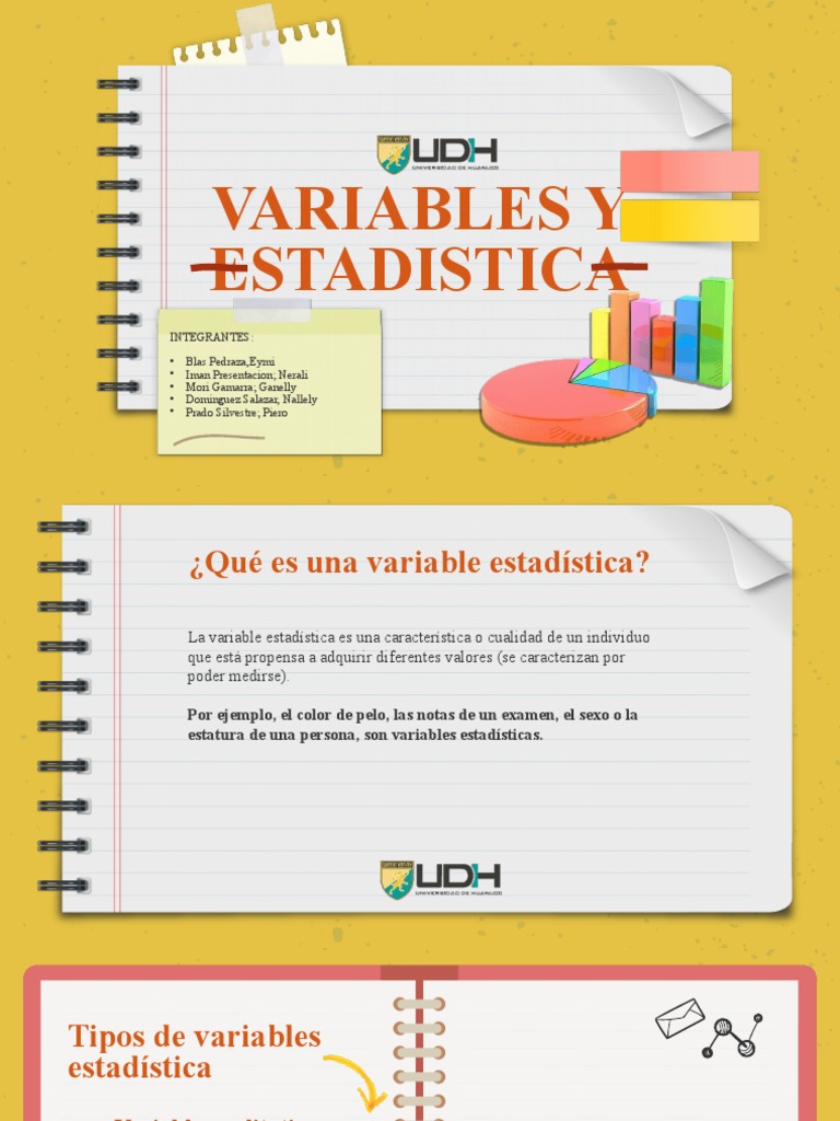 Variables y Estadistica | PDF | Matemáticas