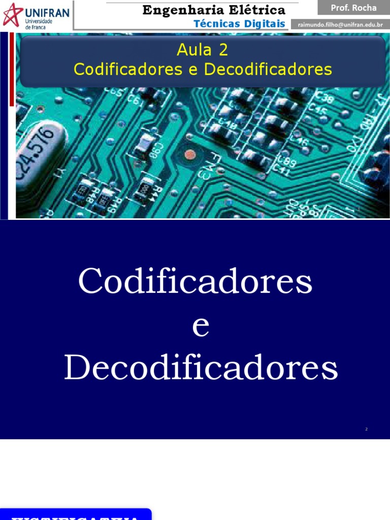Codificadores e Decodificadores Digitais | PDF | Eletrônicos digitais ...