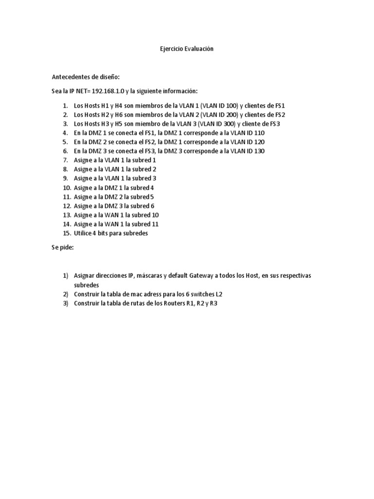 Ejercicio Pre Pep | PDF