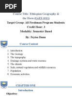 Freshman Geography Lecture 1 | PDF | Geography | Map